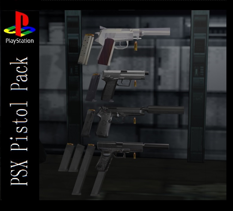 PSX Pistol Pack[Fixed] by Doctor_sci3nce