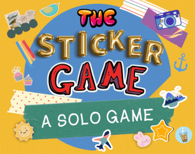 The Sticker Game: A Solo Journaling Experience by Cassi Mothwin for The ...