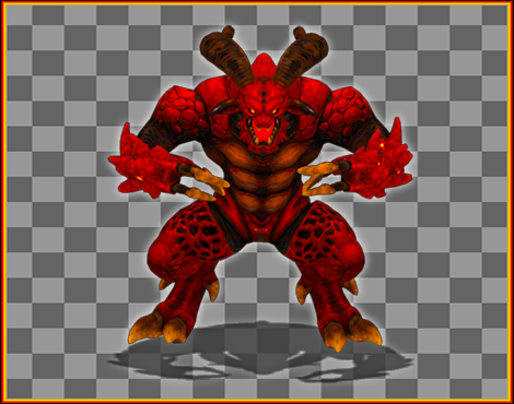 Free Animated Isometric HellBeast by Engvee