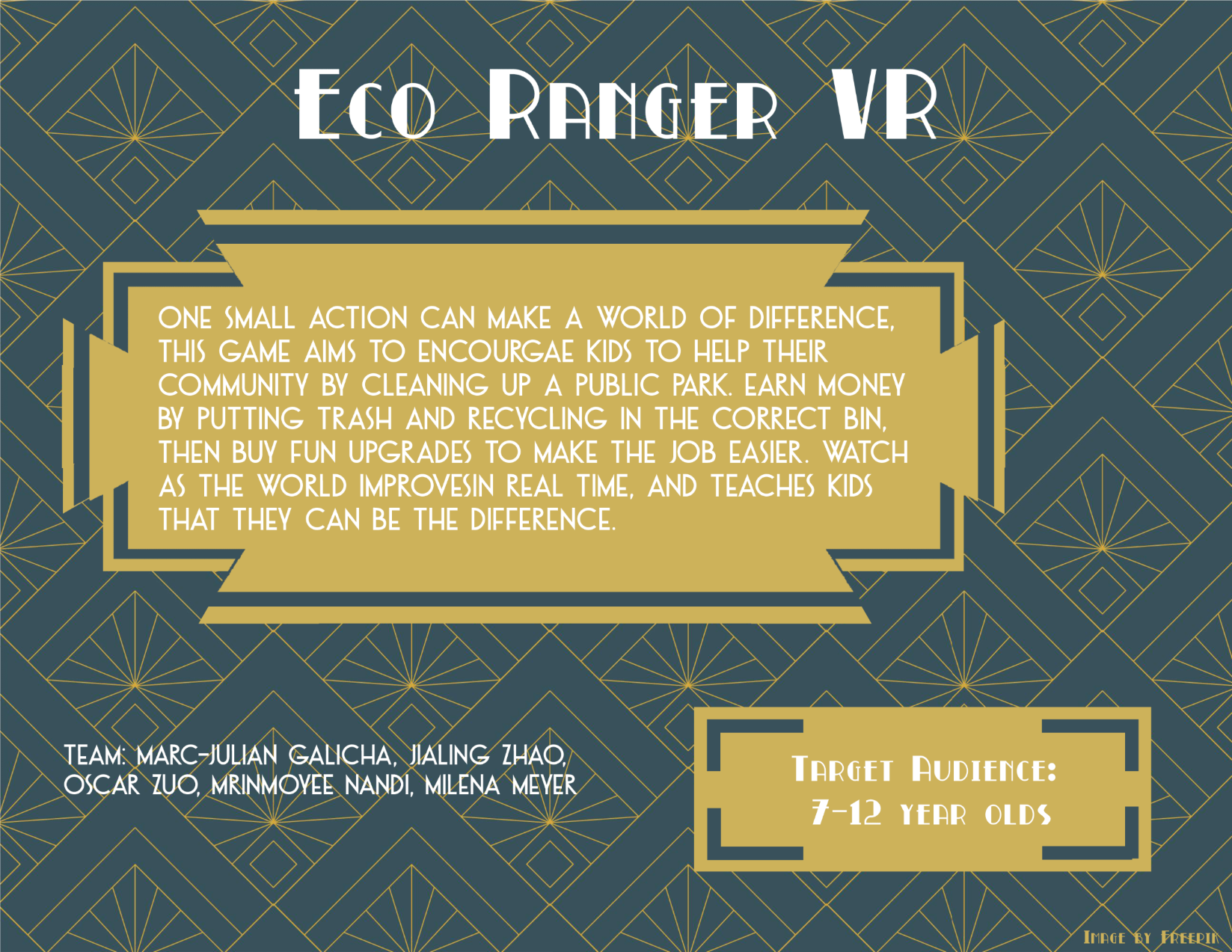 Eco Ranger VR by jialiangzhao, MJ