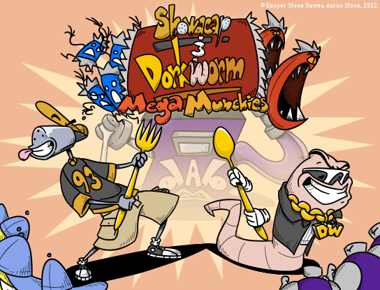 Showacap and Dorkworm Mega Munchies by Dapper Stone Games