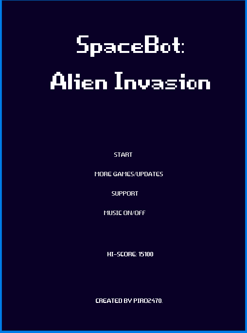 SpaceBot: Alien Invasion by piro2470