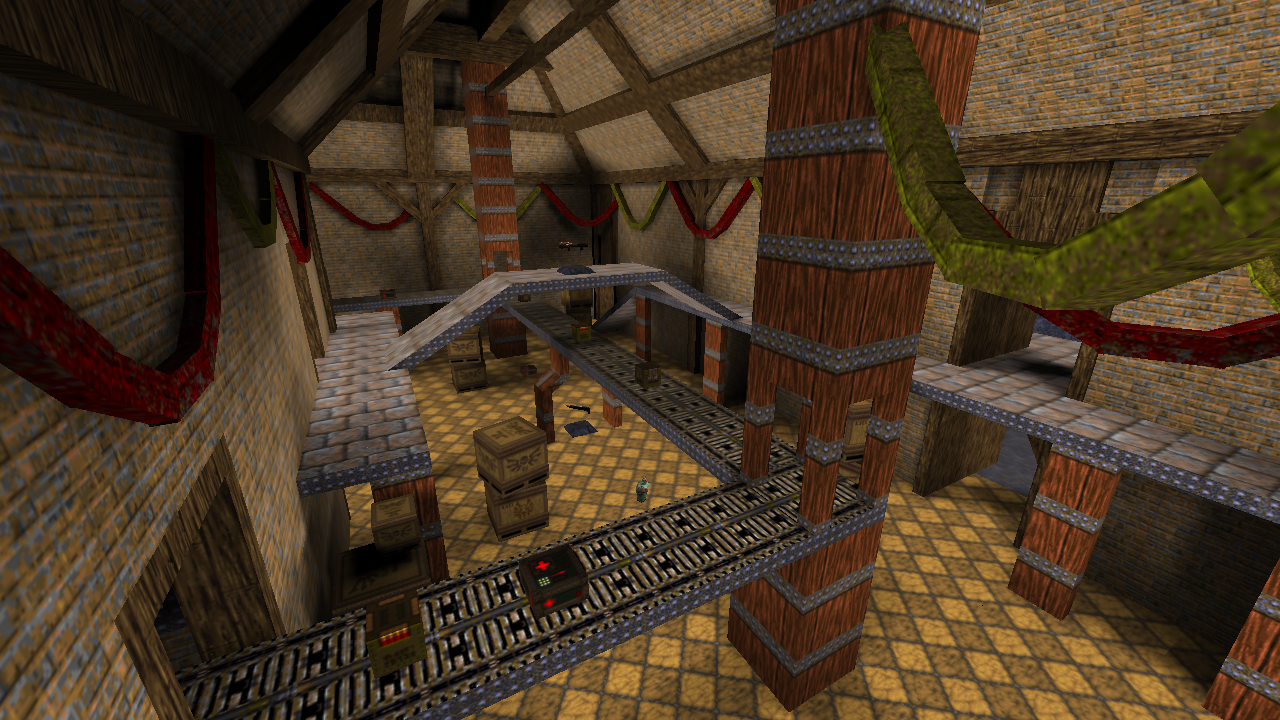 Quake Multiplayer Map - "Jolly Facility" by Riley Baker
