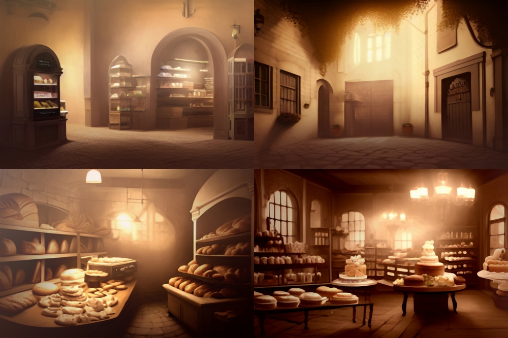 Antique Bakery and Pastry Shop Pack: 8 Visual Novel Backgrounds by ...