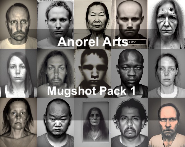 Mugshot Pack 1 by AnorelArts