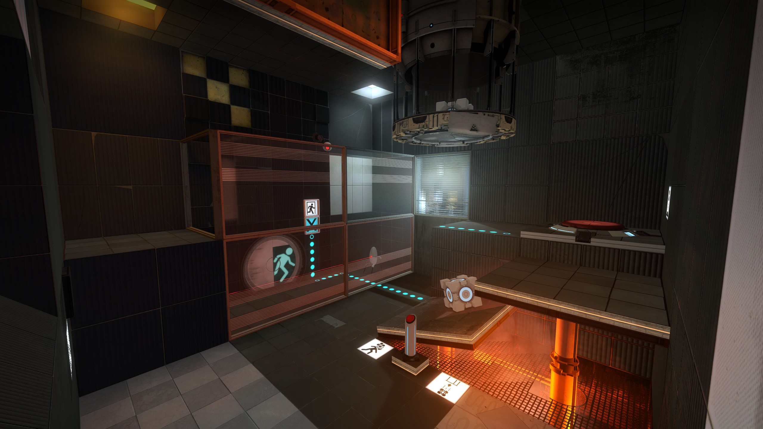 Portal 2 test chamber level by ObsoleteGH0ST for Level Design Jam 2 ...
