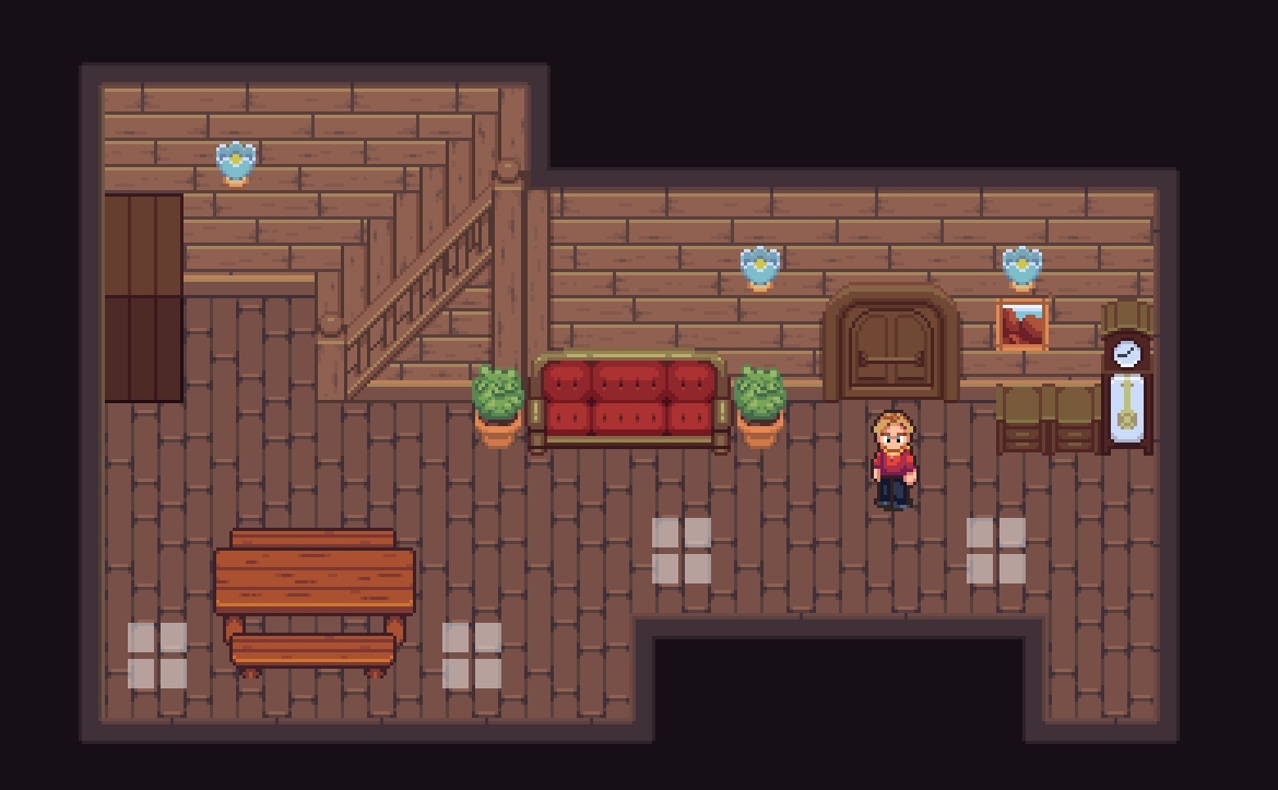 TopDown tileset 32x32 "Interior House" by MikAnimus