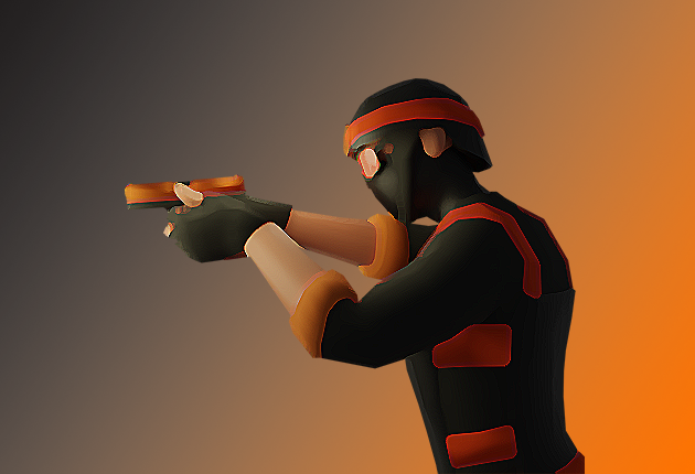 Orange Office by Arfus