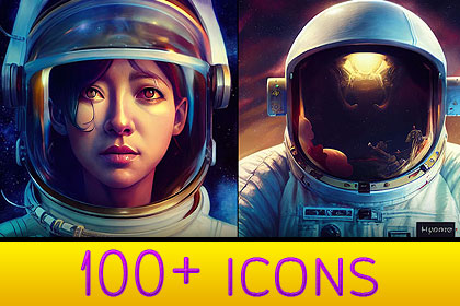 Sci-Fi Concept Art - Astronauts by Infinity PBR