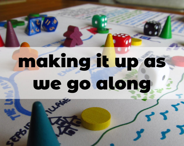 making it up as we go along by Niall Moody