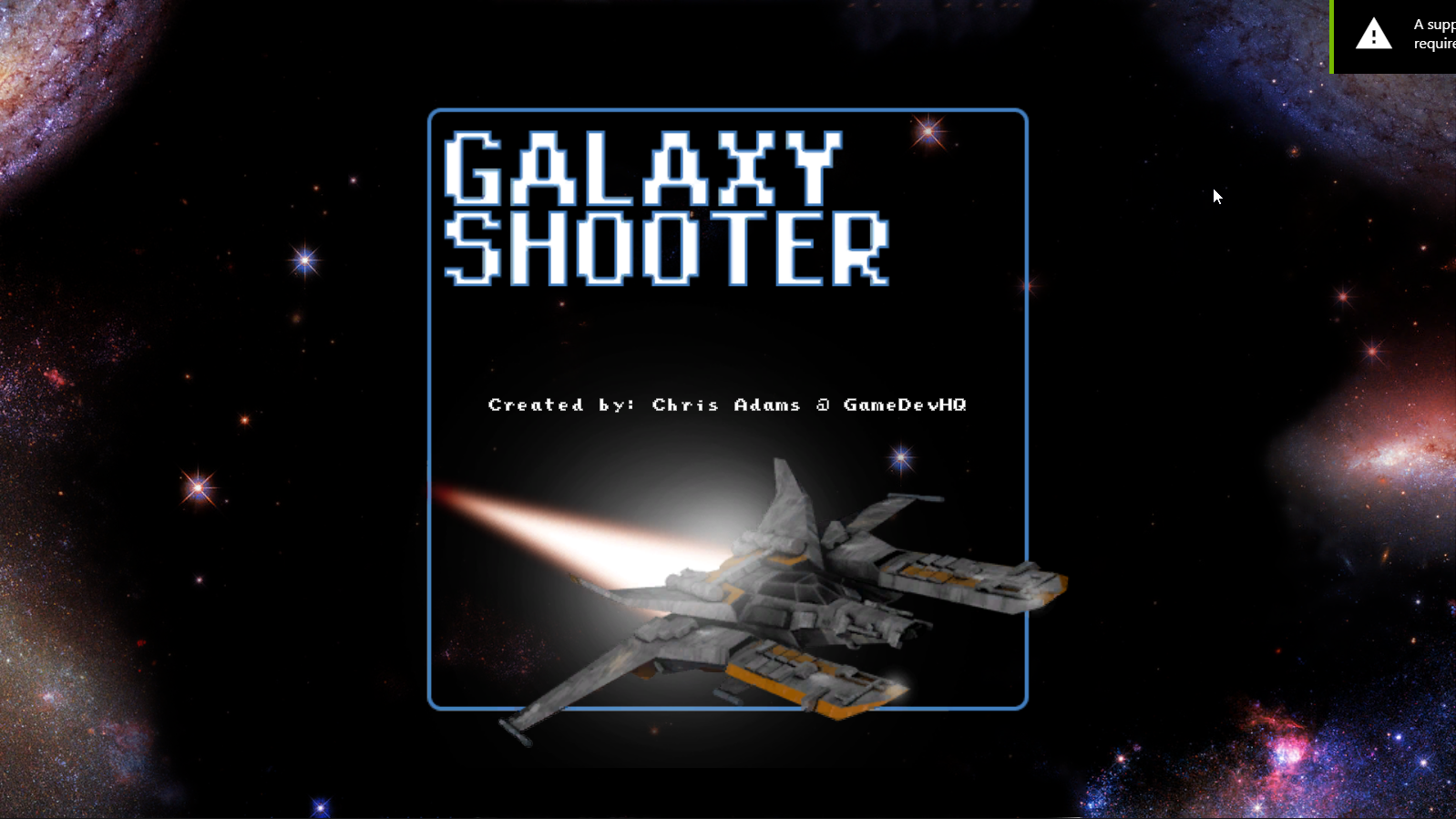 Galaxy Shooter 2D by Th3GameDev