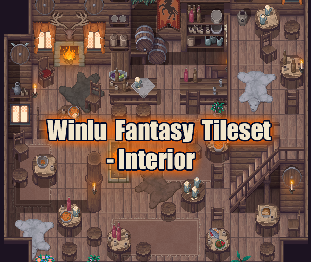 Improve wood floor texture - Winlu Fantasy Tileset - Interior by WinLu
