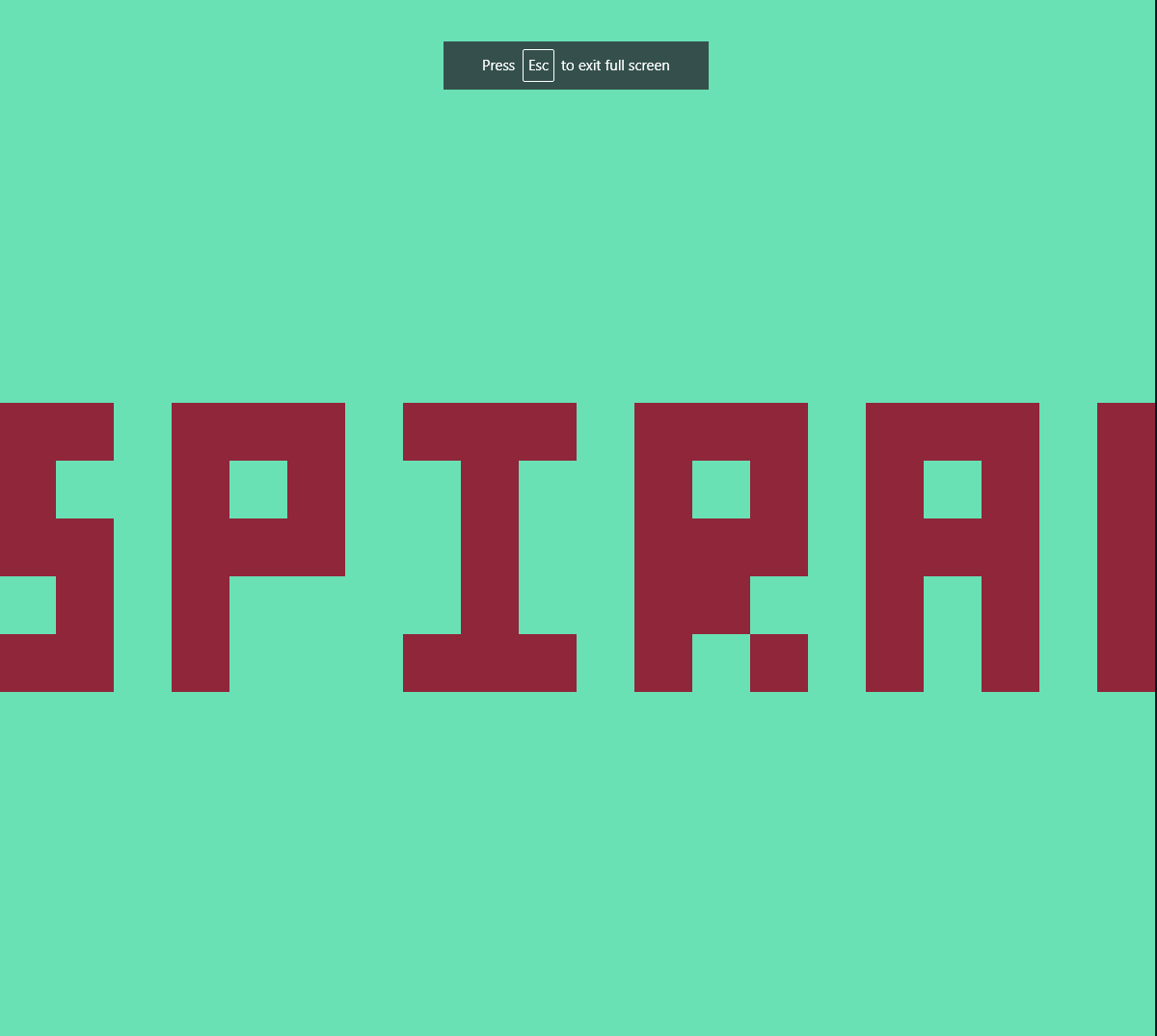 Spiral by jayl97 for York 2300 Project 2 - Lab 1 - itch.io
