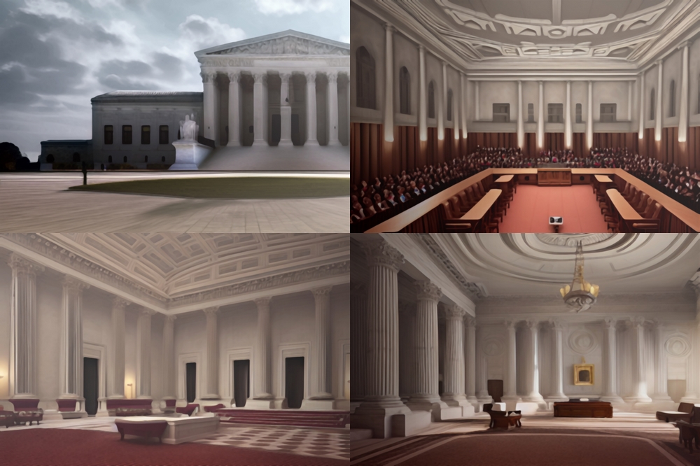 Supreme Court Pack: 6 Visual Novel Backgrounds by Rachel Chen