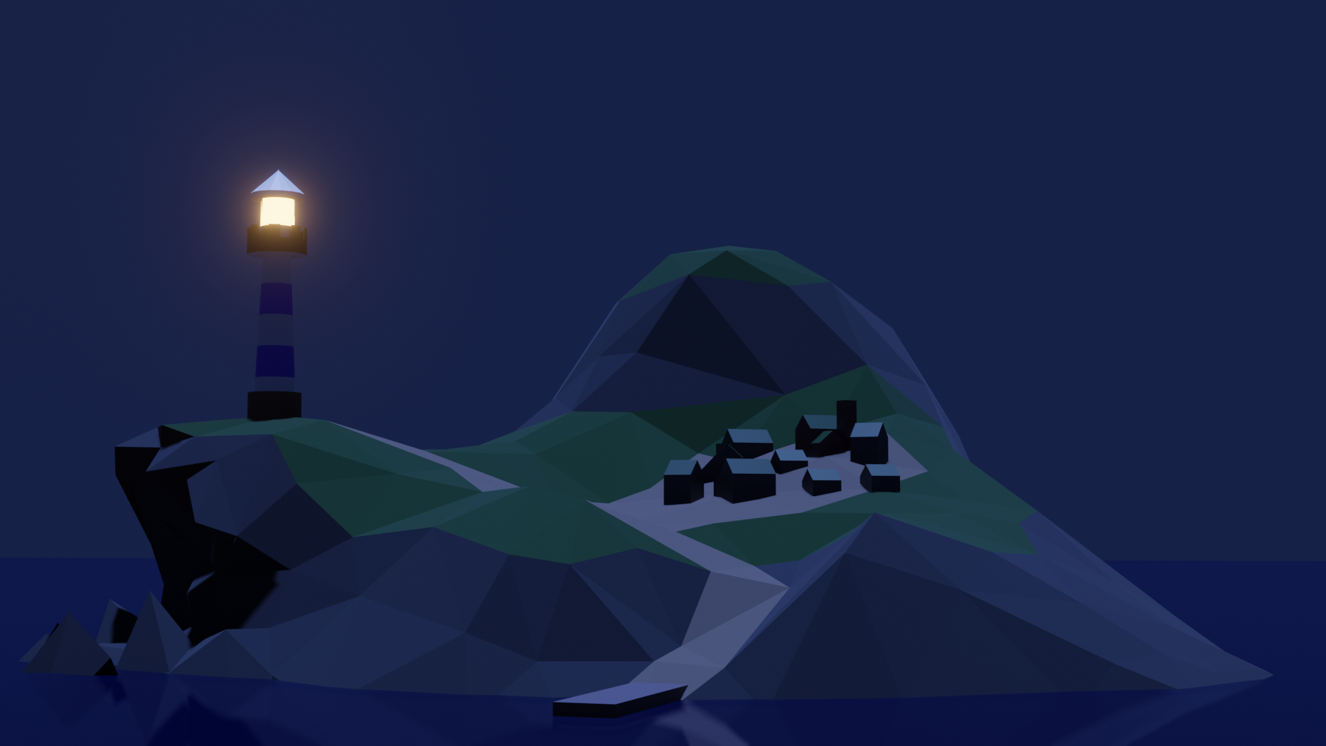 Lighthouse Scene by Conner Allen: Game Designer