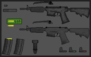 2D Pixel M4A1 by Baseus