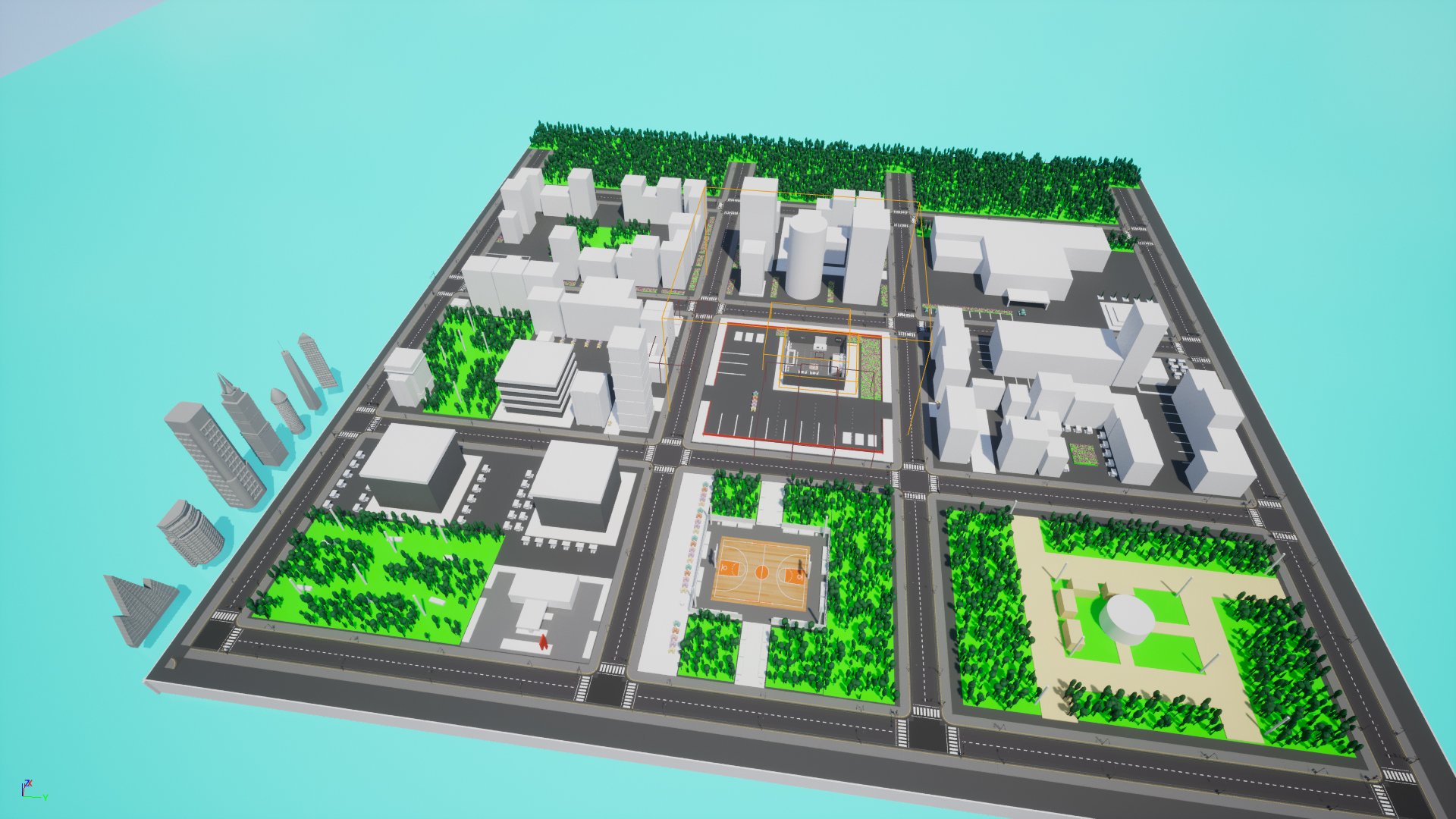 Low Poly City by GMD2