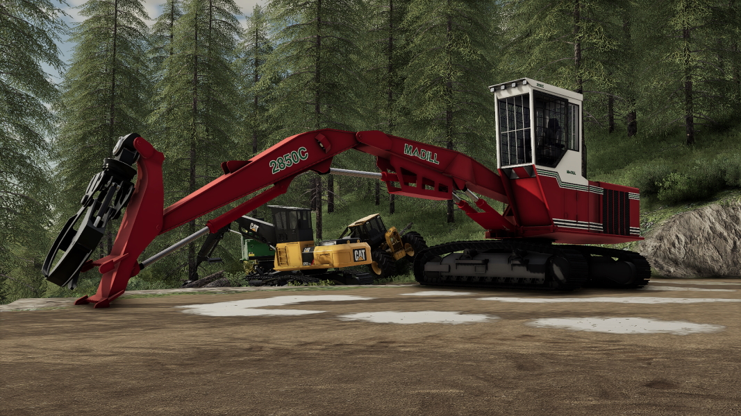 FS19 Madill 2850C Log Loader by Elk Falls Logging