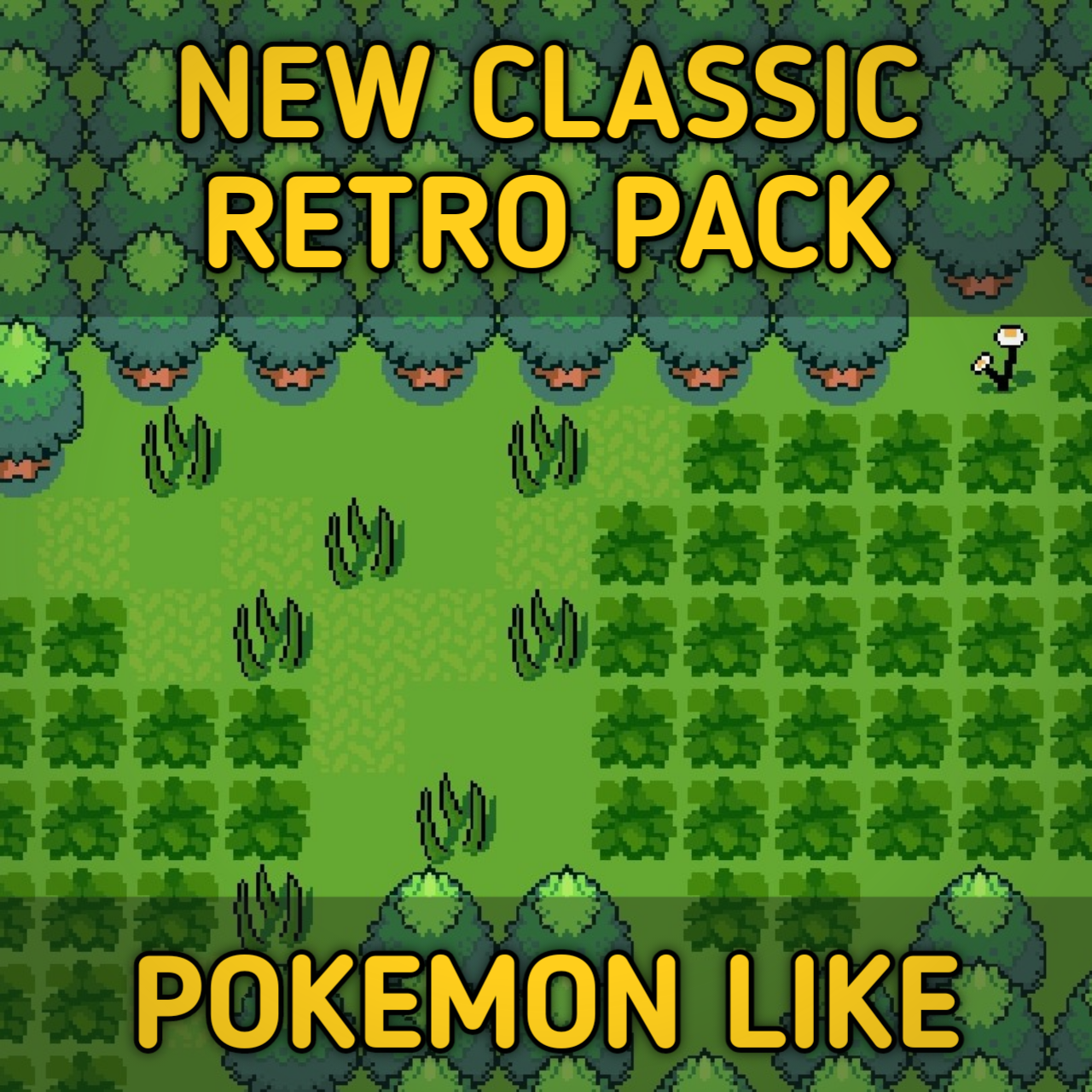 Pokemon Like Tilemap (New Classic Retro Pack) by FuminoStudio
