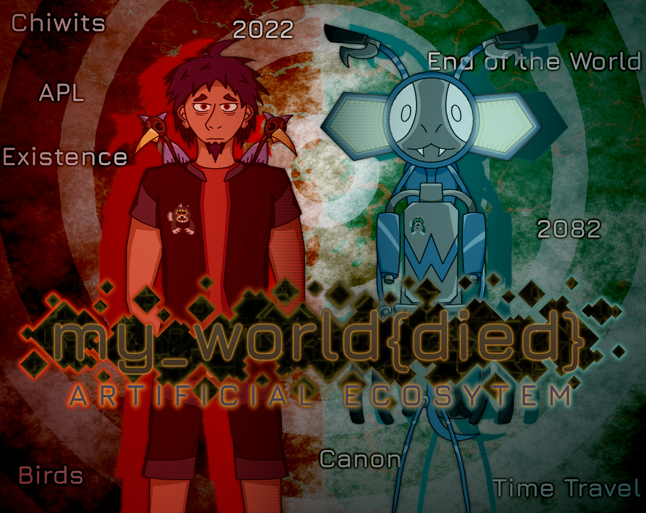 my_world{died}: Artificial Ecosystem by Devil Spiδεr