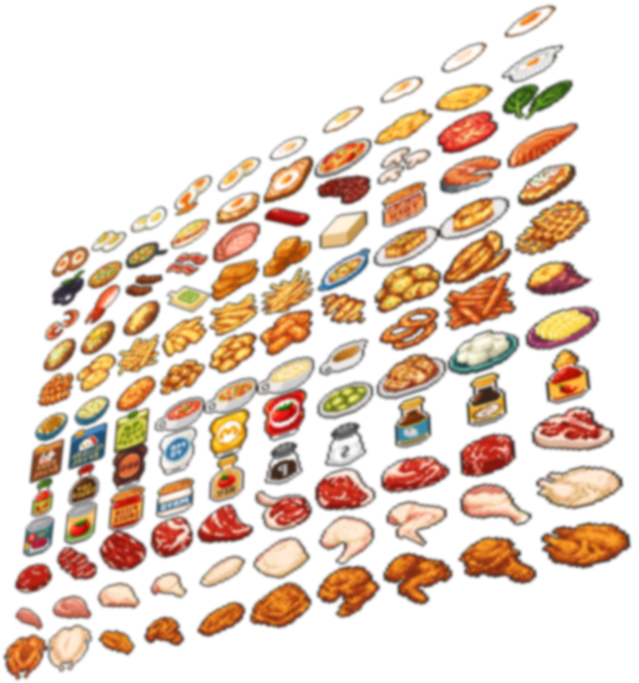 Foods and ingredients 32x32 icons by ToffeeHazel
