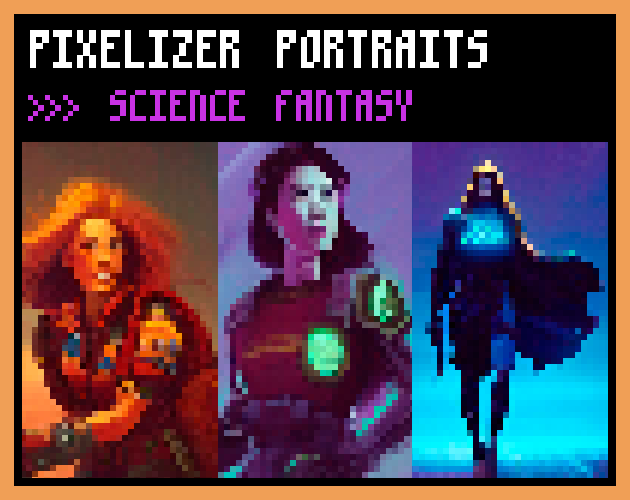 Pixelizer Portraits: Science Fantasy by Megabyte Games