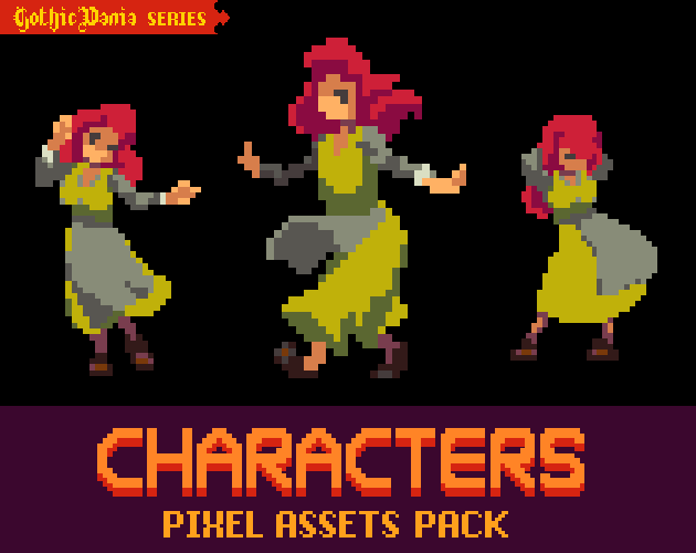 Dancing Girl Sprites by ansimuz