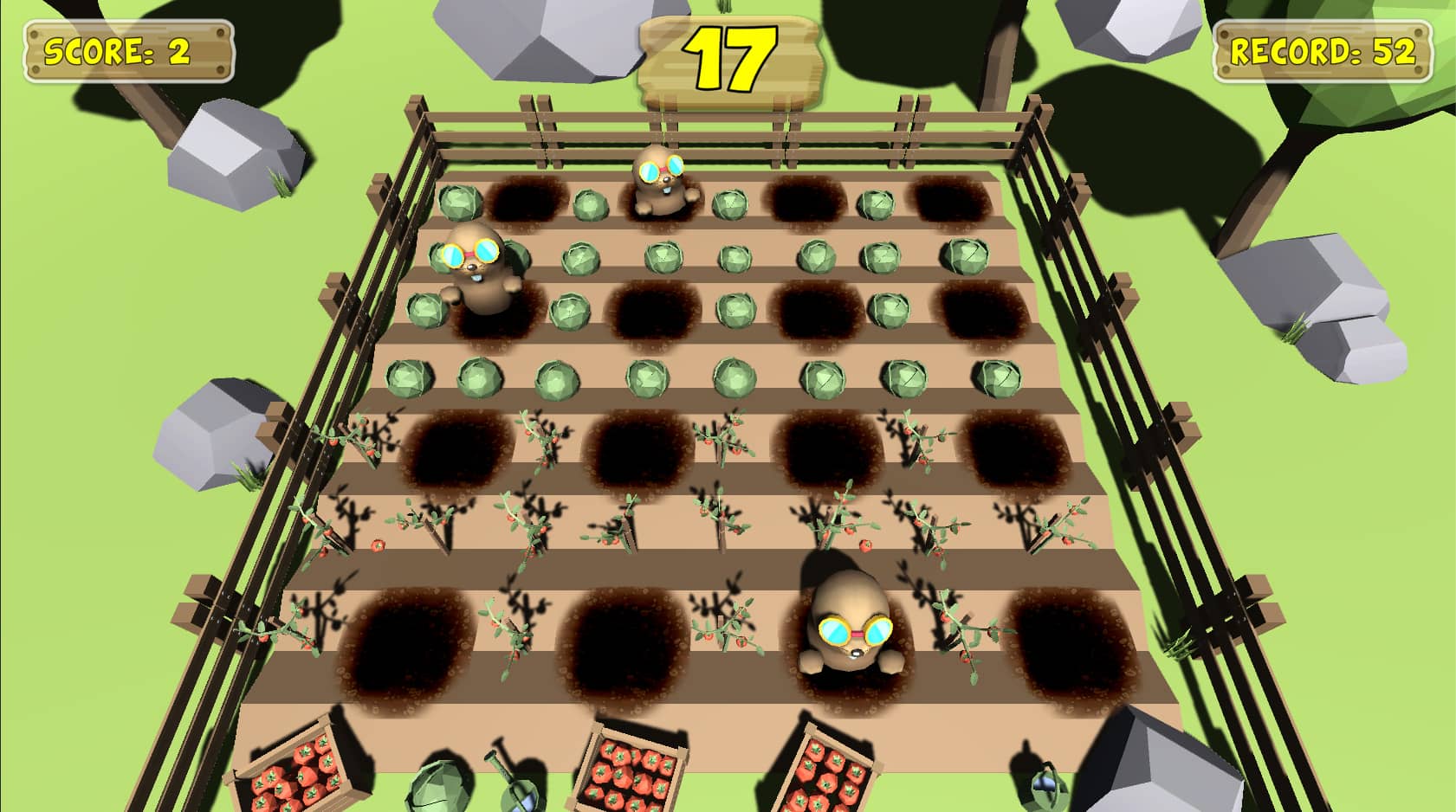 Game Moles Unity 3D Template (With assets) by TuneaJuegos