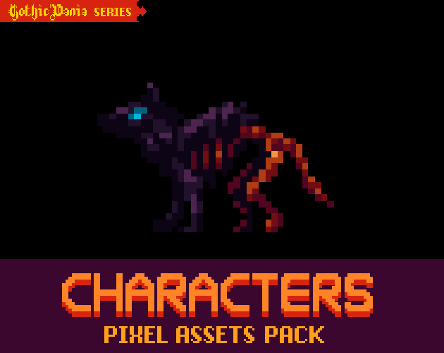 Hell Hound Sprite Animation by ansimuz