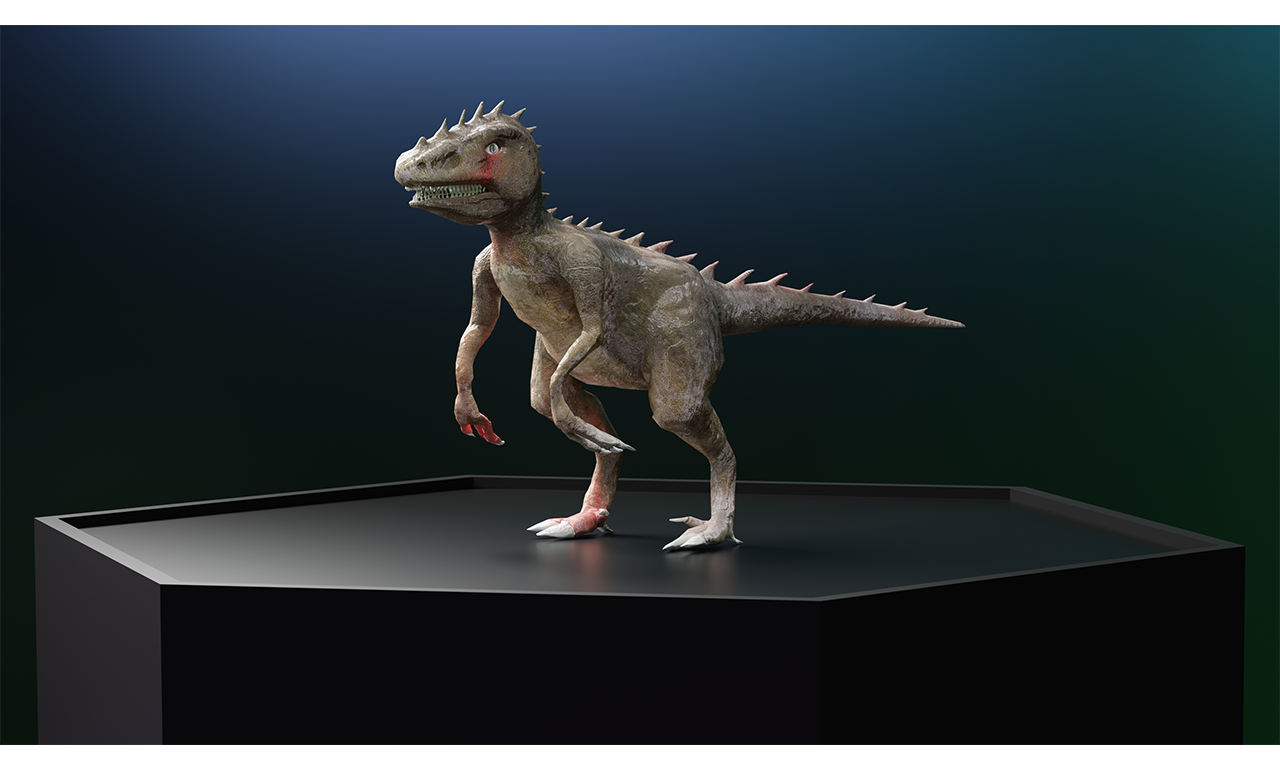 Low Poly Dinosaur(Raptor) by MihaiMan75