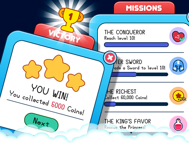 Free Game UI (Flat Style) by Renderman