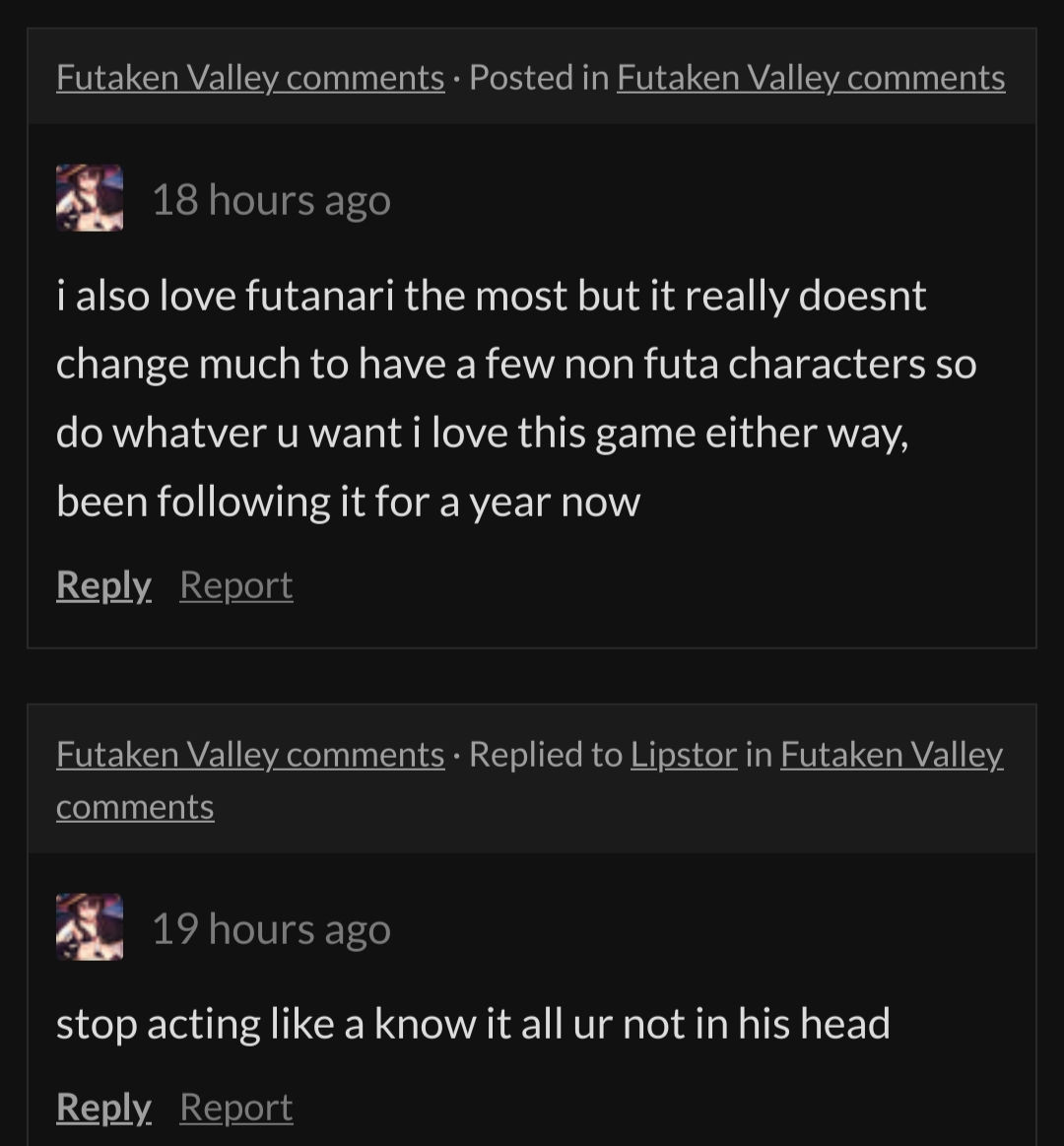 Comments 1814 to 1775 of 2281 - Futaken Valley by Mofu