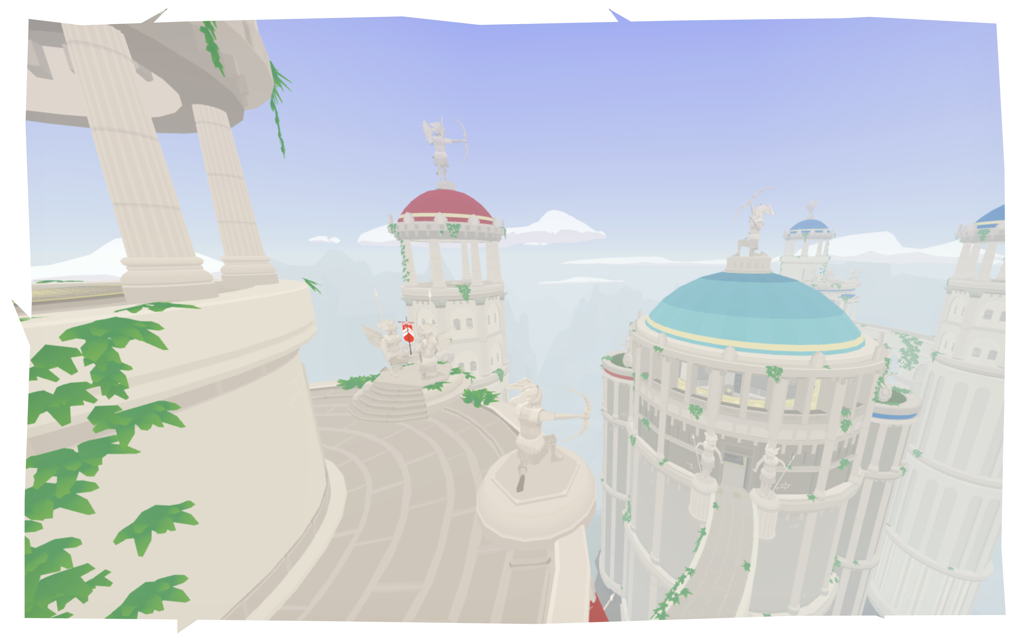 Greek Temple - New stage, gear and more 🏹 - Narrow One by Pelican Party