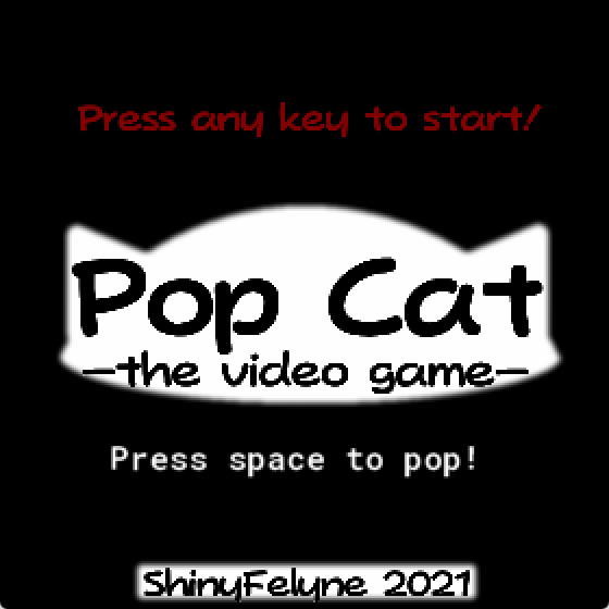 Pop Cat Clicker Game by ShinyFelyne