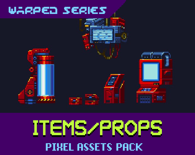 Warped Props Pack 2 by ansimuz