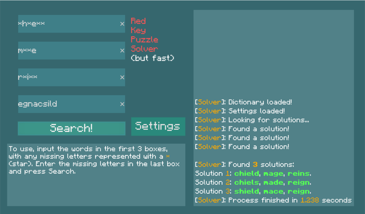 Red Key Word Puzzle Solver By Long red-key-word-puzzle-solver-by-long