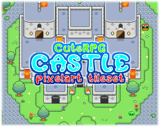 Devlog - Castle Cute RPG 16x16 retro tileset asset pack! by PixyMoon