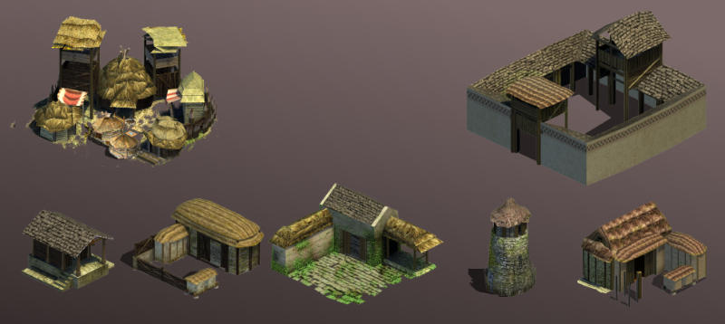 Ancient Buildings 1: Celtic building sprites by Beelim Solutions