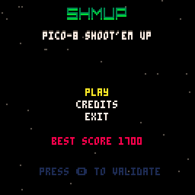 Shmup Pico-8 by Parein jean-philippe