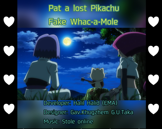Pat a lost Pikachu (Fake Whac-a-Mole) by TAKA GAMING