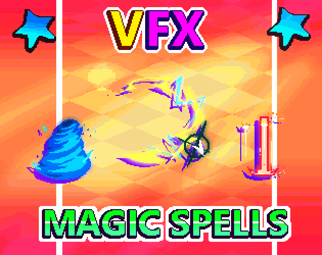 VFX - MAGIC SPELLS VOL 2- Pixel Art Effects by kiddolink