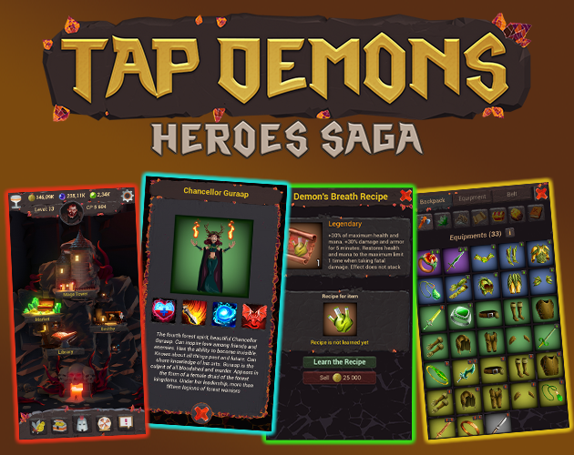 Tap Demons: Heroes Saga - RPG by TapDemons