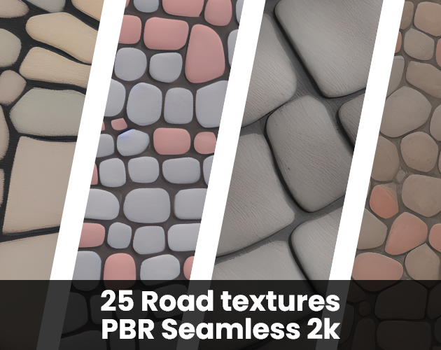 25 Road - Textures PBR by nafgames