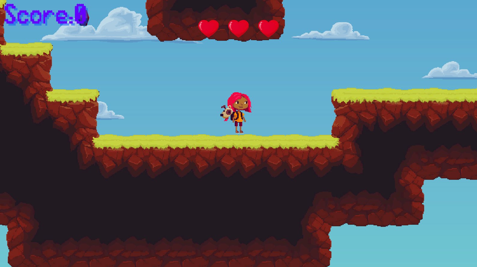 Penny Pixel 2DPlatformer by jacBeeGood