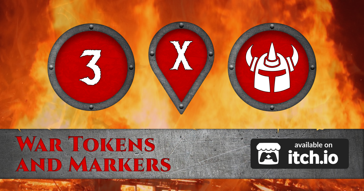 War Tokens and Markers by Lazarus