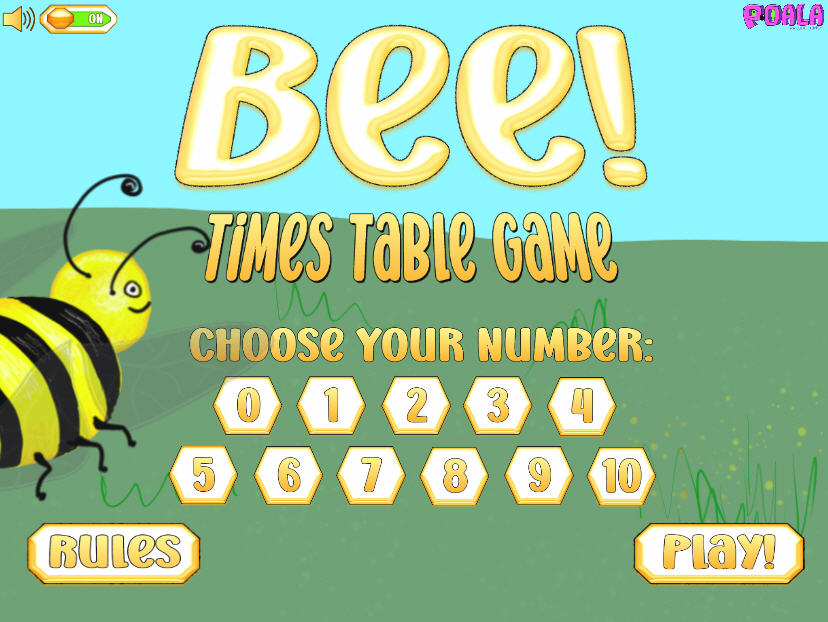 Bee! Times Table Game by SnoBunni