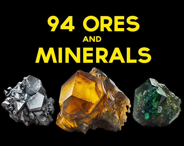 Ores and Mineral - FullPack (94) by KDRN