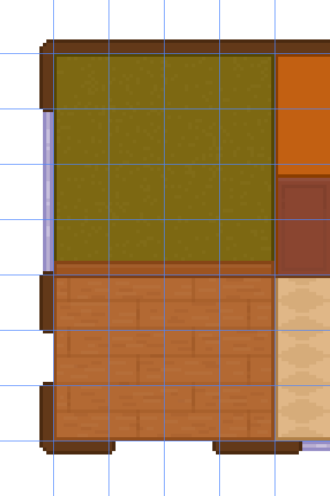 Top-Down Retro Interior (Pixel Art) by Penzilla