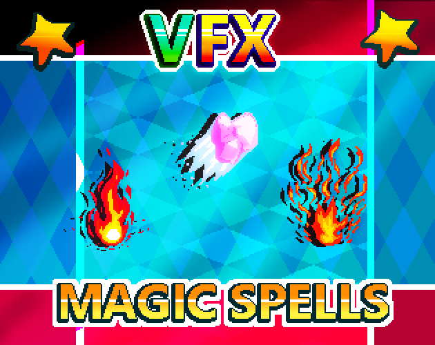 VFX - MAGIC SPELLS VOL 3- Pixel Art Effects by kiddolink