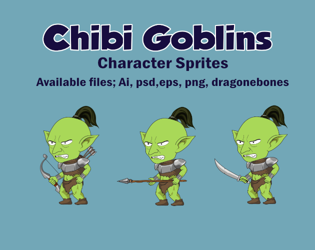 Chibi Goblin 2d Character Sprites by wahyuprot